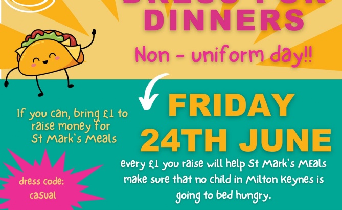 Non-Uniform Day 24th June - Bradwell Village School